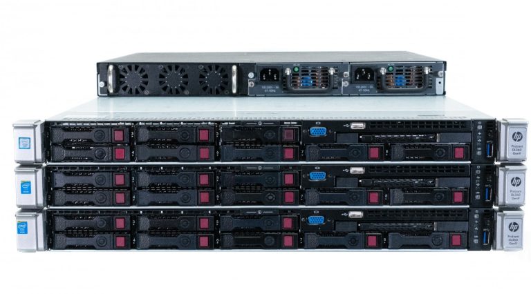 Ceph Storage HA Cluster – 3x HP Proliant DL360 Gen8 + Quanta 10GbE SFP+ ...